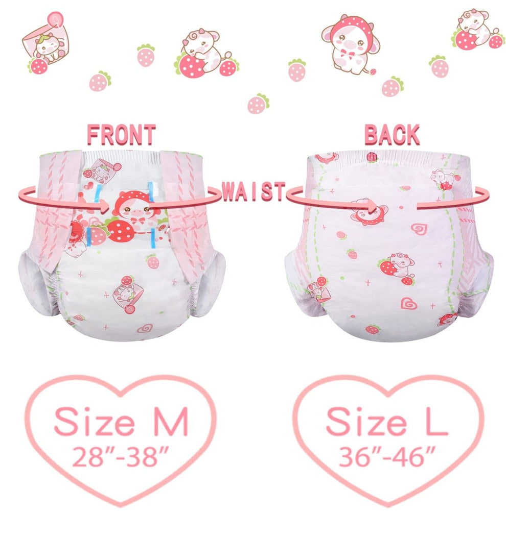 Landofgenie Adult ABDL Diapers Overnight Adult Diapers With 10 Pieces ...