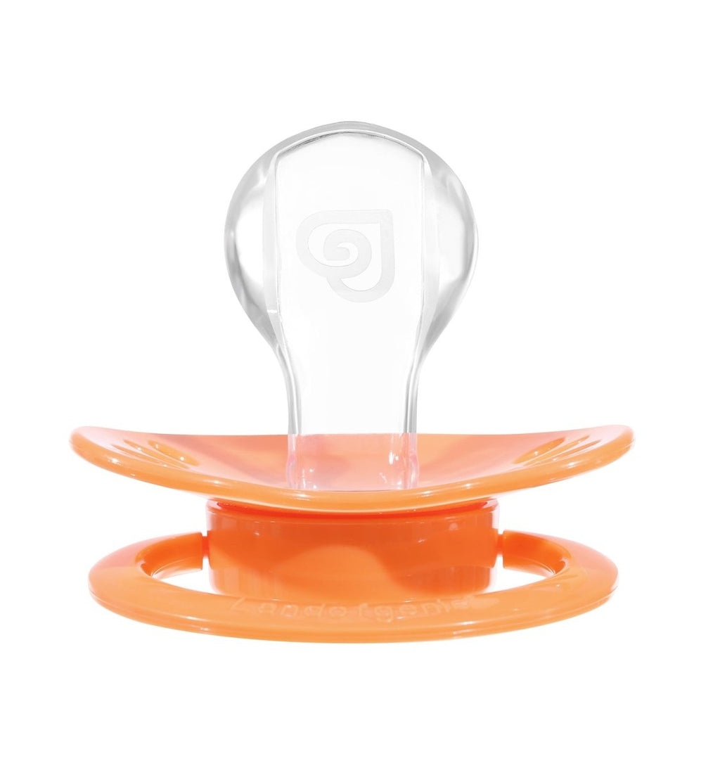 Landofgenie Adult Sized Pacifier - Bone Paci-Butterfly Orange – landofgenie