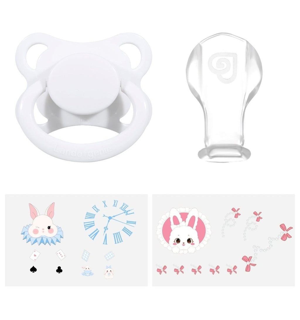 Landofgenie Replacement Pacifier Nipple and Cartoon Stickers Set ...